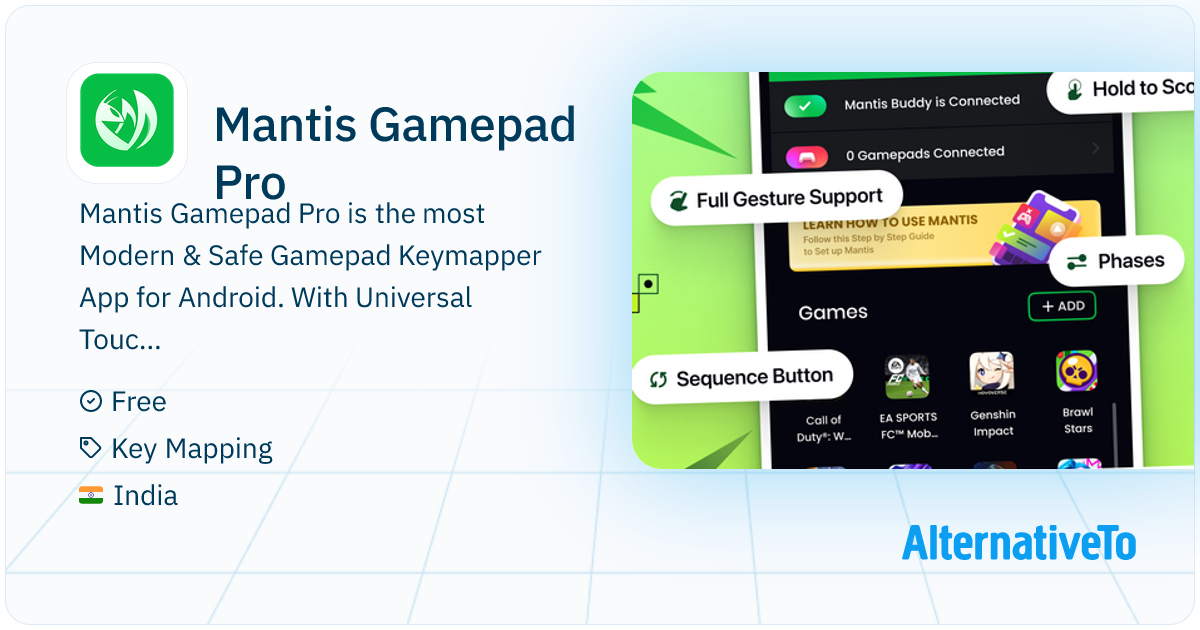 Mantis Gamepad Pro: Android keymapper with advanced controller support ...