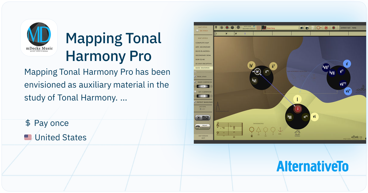 Mapping Tonal Harmony Pro: A tool for musicians to aid with the study ...
