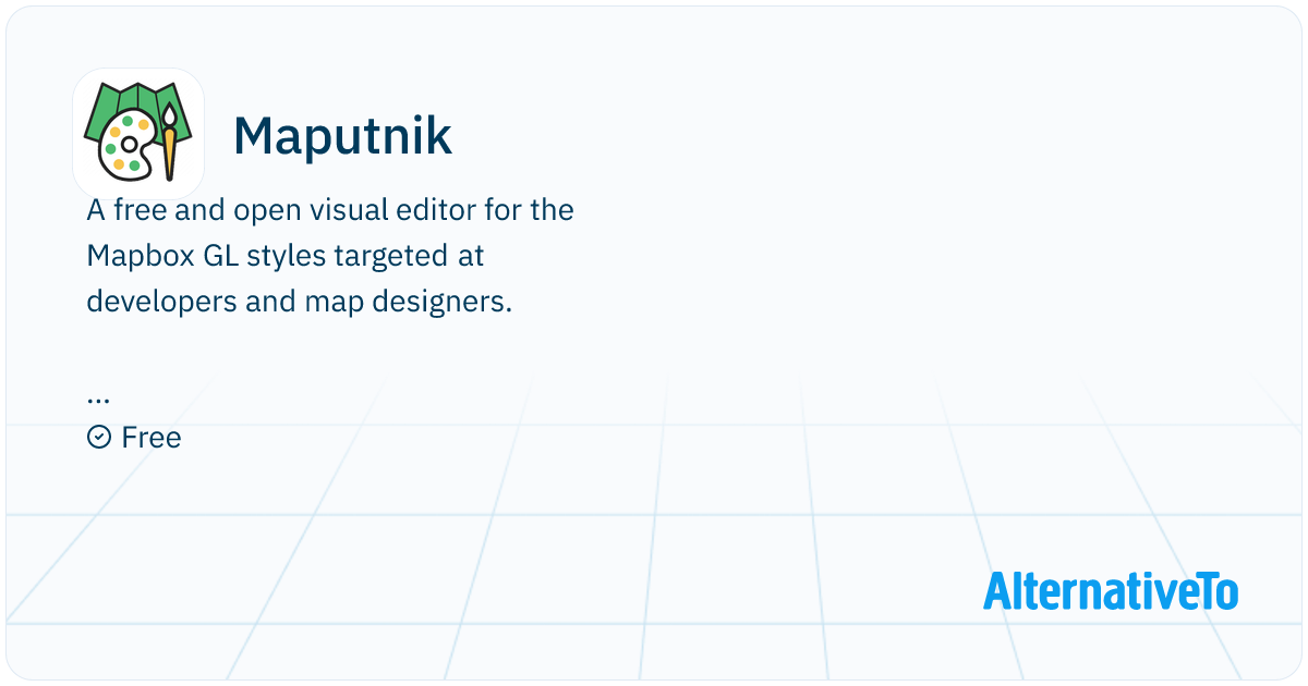 Maputnik: Open source visual editor for the Mapbox Style Specification ...