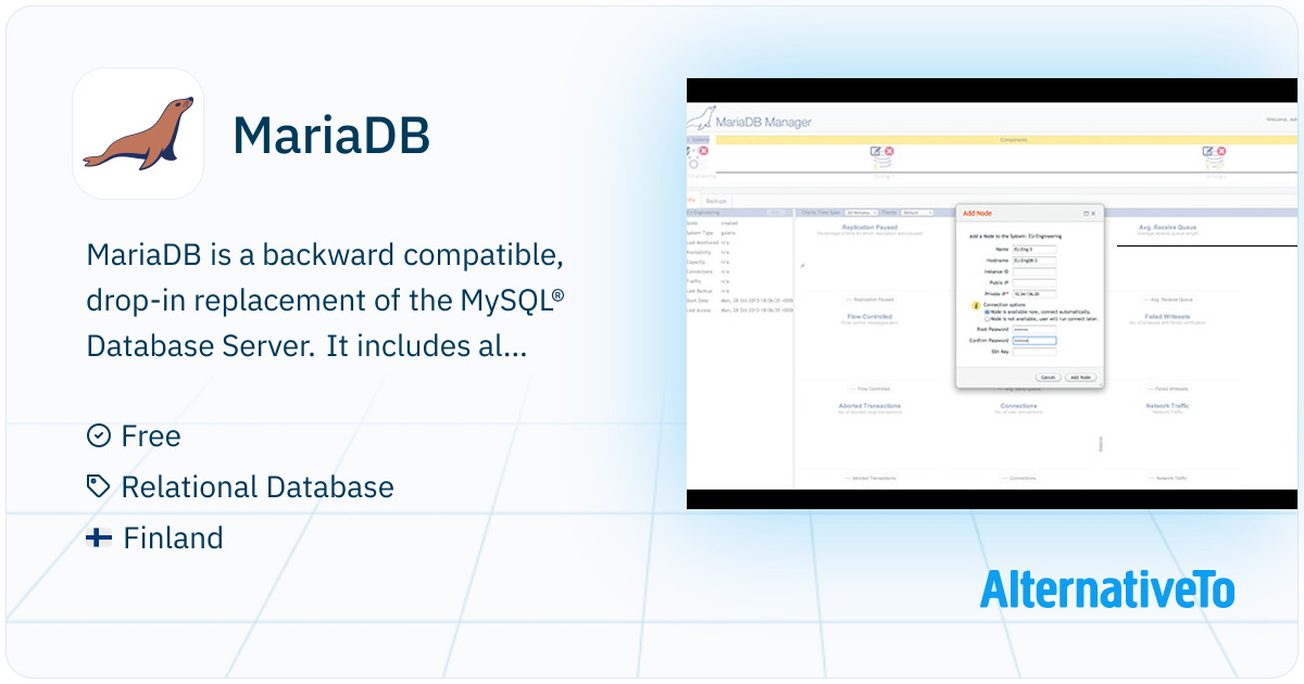 MariaDB: Open Source Relational DataBase Management System, using ...