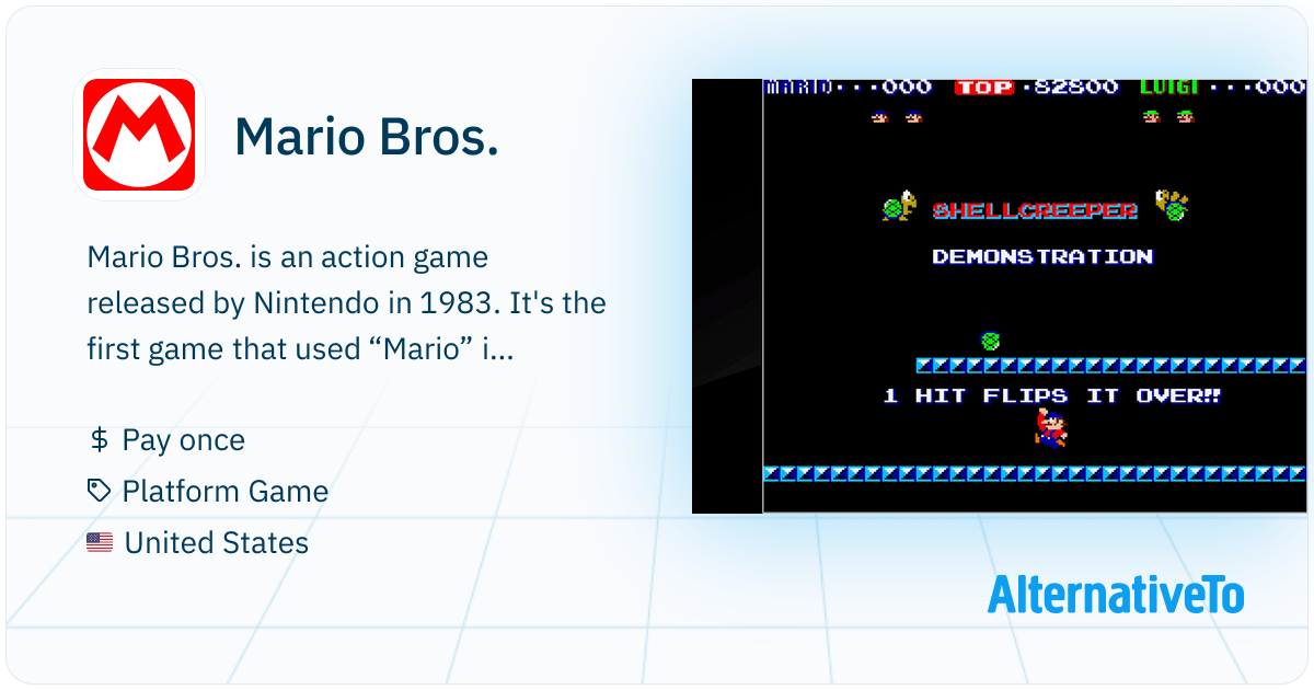 Mario Bros. (Series): The origin of The Mario series! Will you work ...