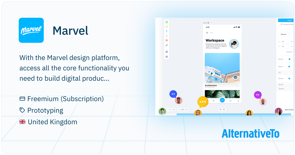 Marvel: Collaborative design, wireframe, and prototype platform ...