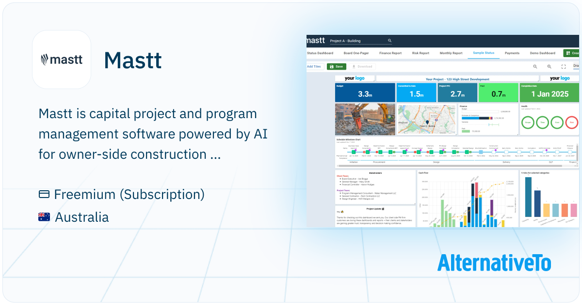 Mastt: AI construction project management software that automates ...