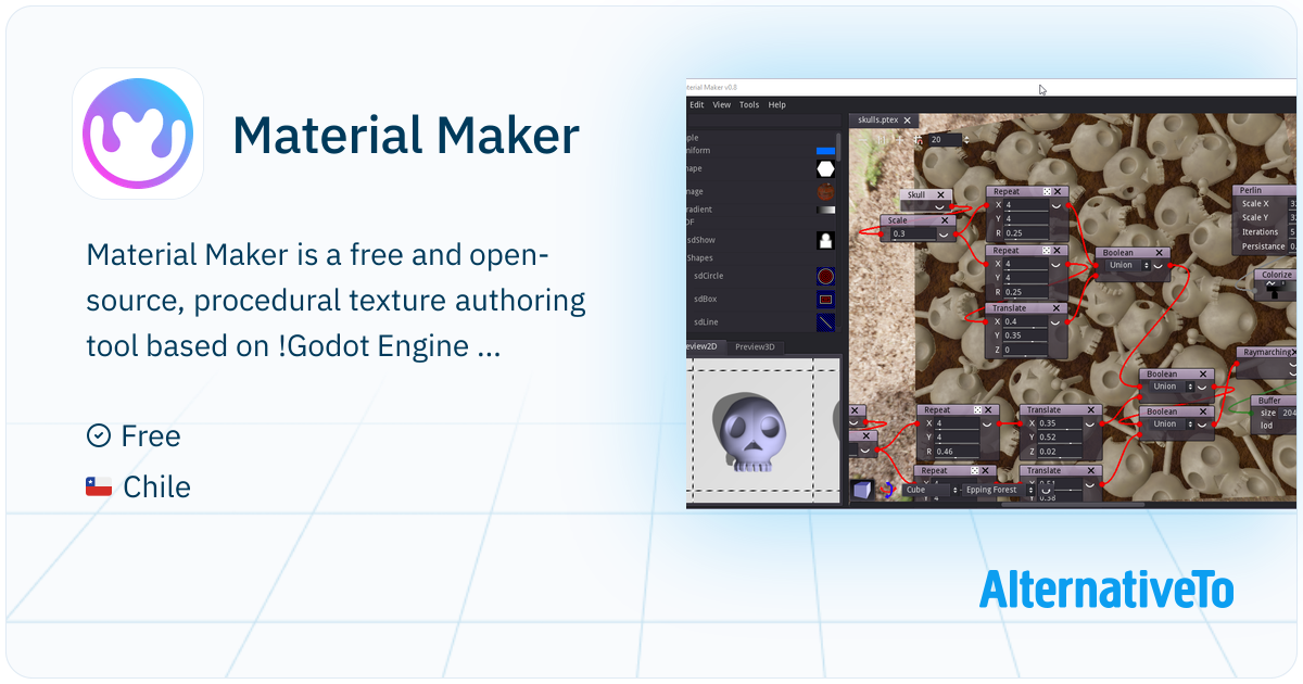 Material Maker: Cross-platform, procedural texture authoring tool ...