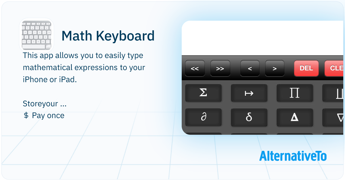Math Keyboard: Loaded with more than 200 mathematical symbols and ...
