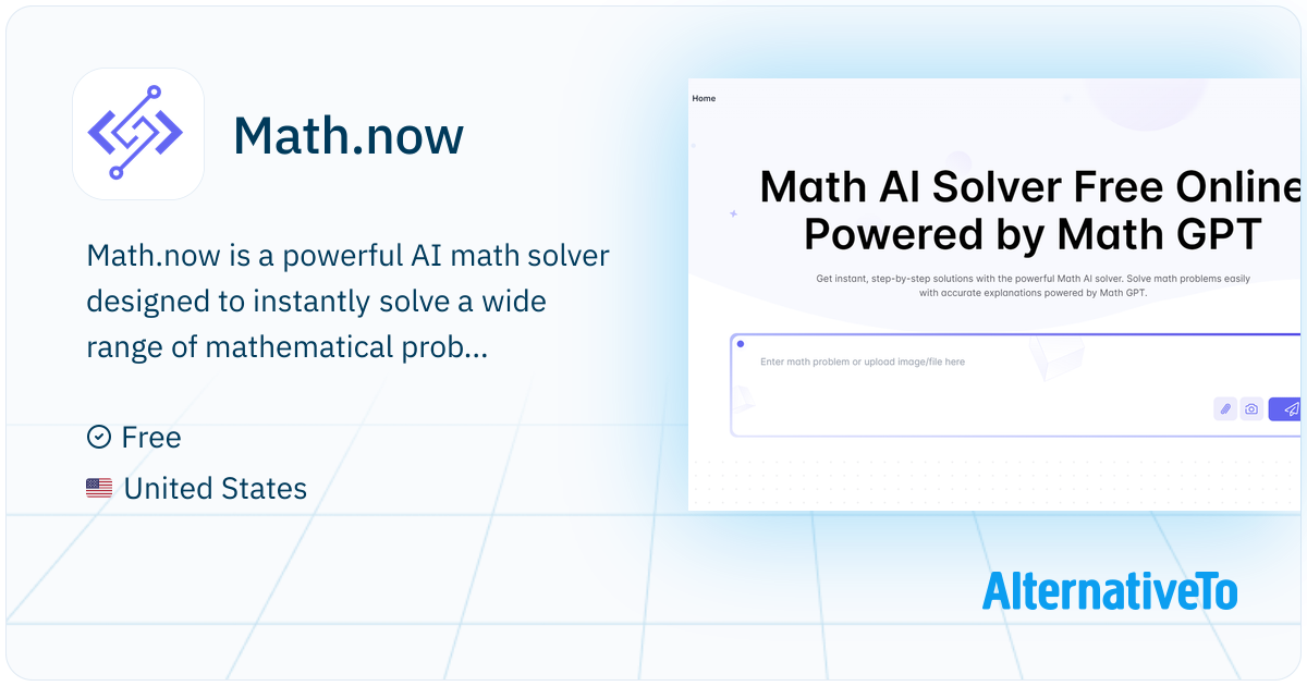 Math.now: Solve math problems instantly with accurate, step-by-step ...