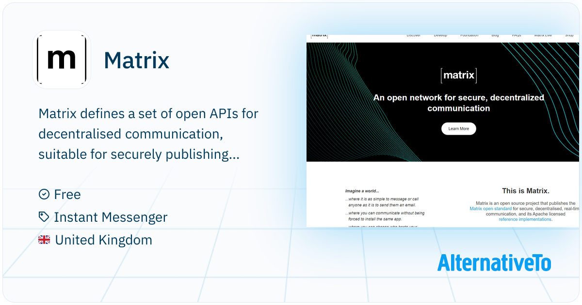 Matrix: Open protocol for decentralized real-time communication ...
