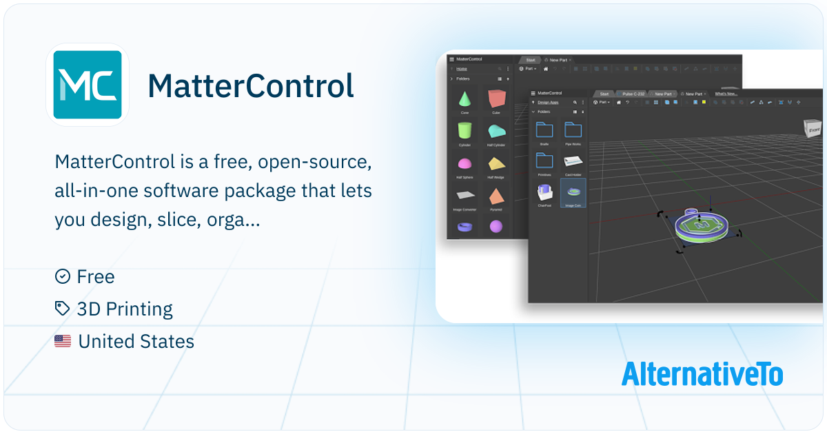 MatterControl: Free, open source app that lets you organize and manage ...