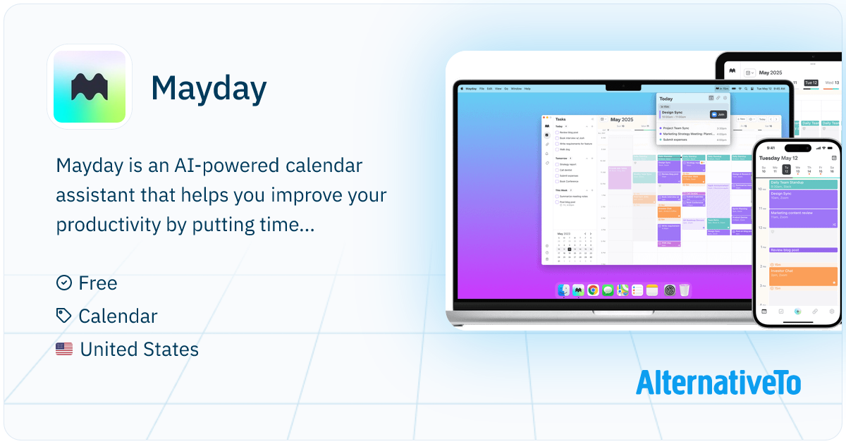 Mayday: New type of calendar that puts time management on autopilot ...