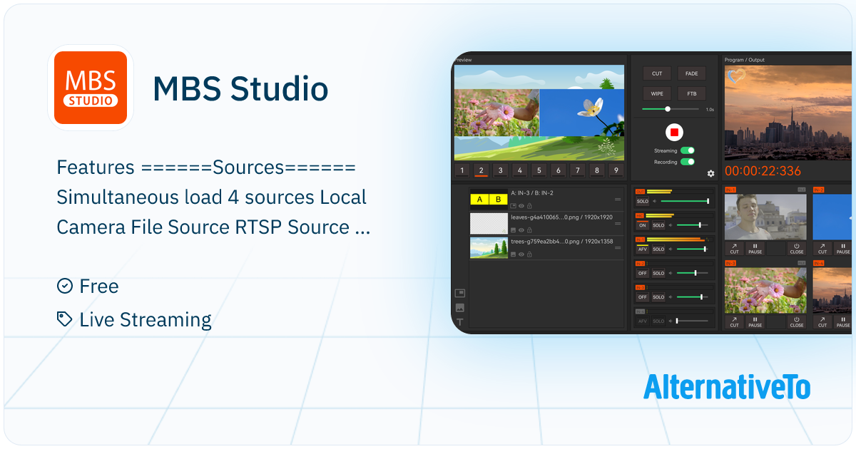 MBS Studio: MBS (Mobile Broadcaster Software) Studio is an OBS Studio ...