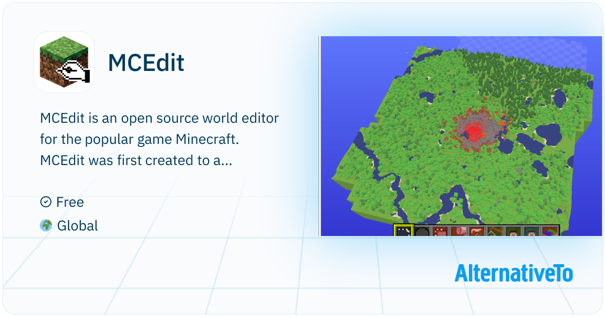 MCEdit: Open source world editor for the | AlternativeTo