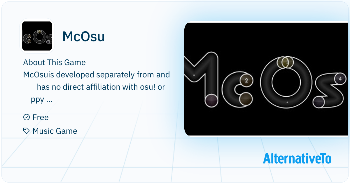 McOsu: A free open-source circle-clicking rhythm game practice client ...