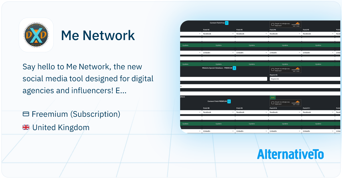 Me Network: Say hello to Me Network, the social media tool for digital ...