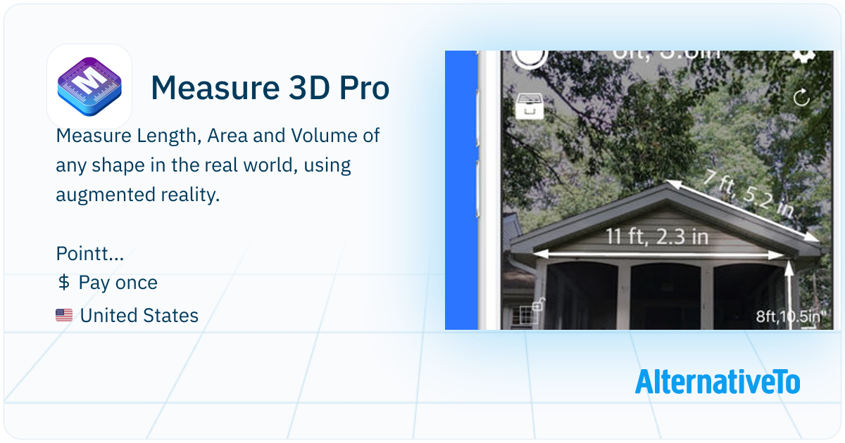 Measure 3D Pro: Measure Length, Area and Volume of any shape in ...
