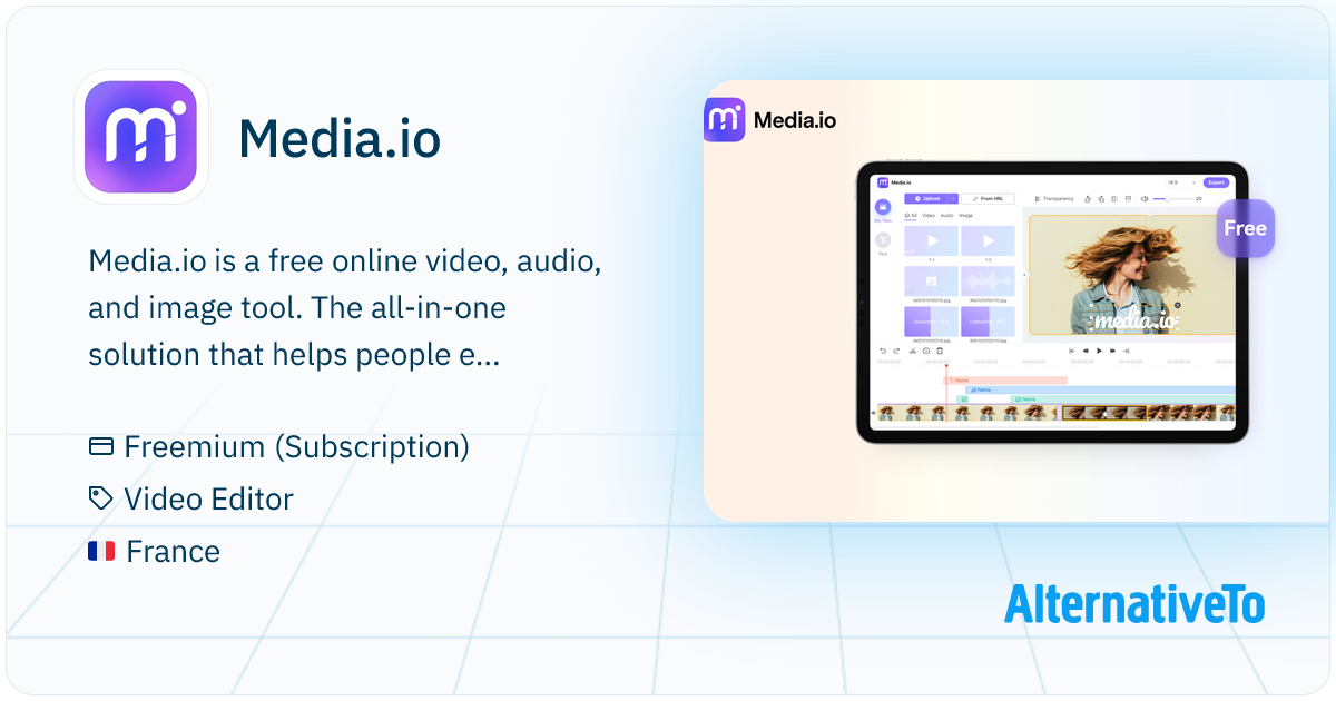 Media.io: Medio.io is a free online video, audio, and image tool ...
