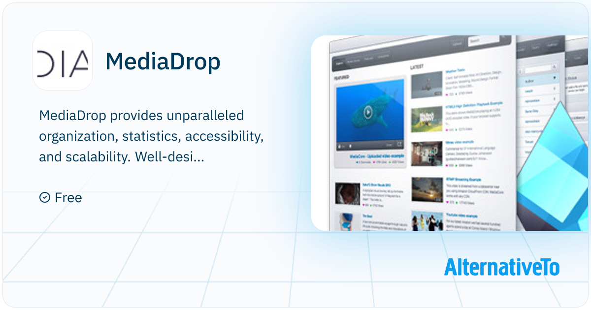 MediaDrop: Provides unparalleled organization | AlternativeTo