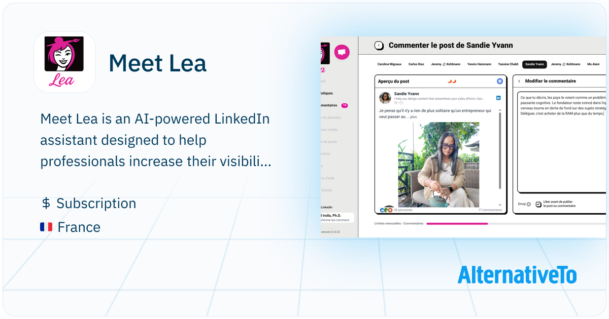 Meet Lea: AI assistant that helps you find the right LinkedIn posts and ...