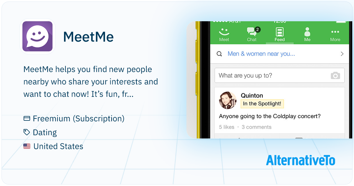 MeetMe: Location-based social networking app for meeting singles ...