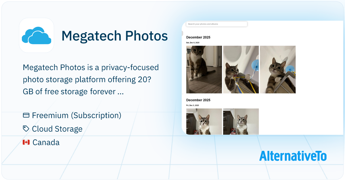 Megatech Photos: Free 20 GB cloud photo storage with privacy-first ...