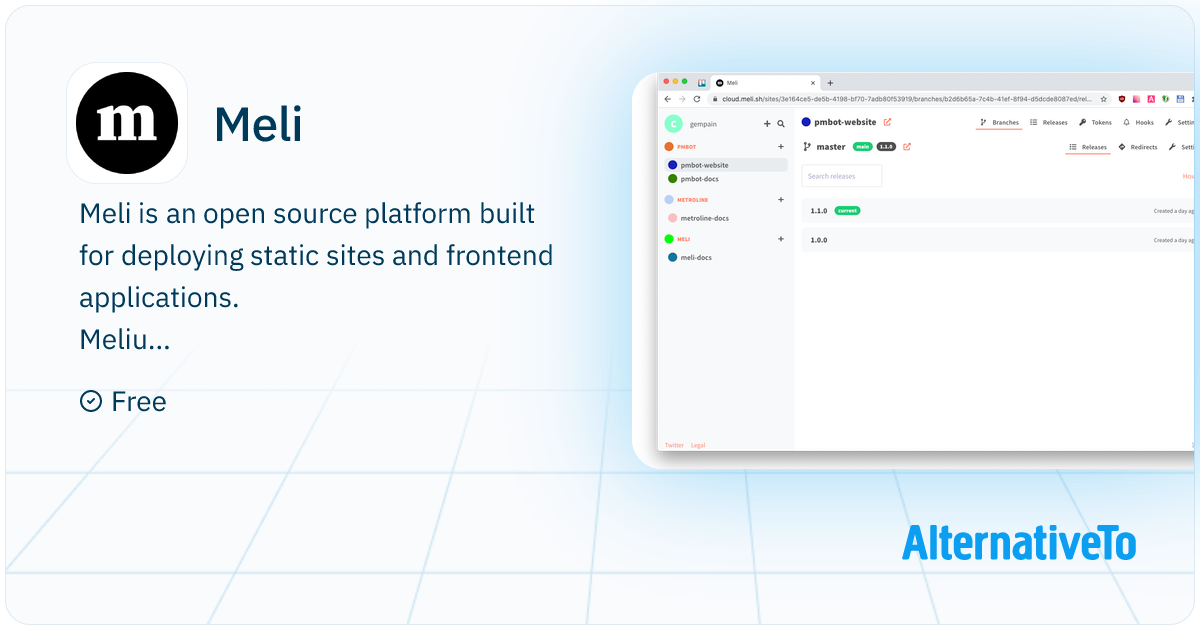 Meli: An open source platform for deploying static sites and frontend ...