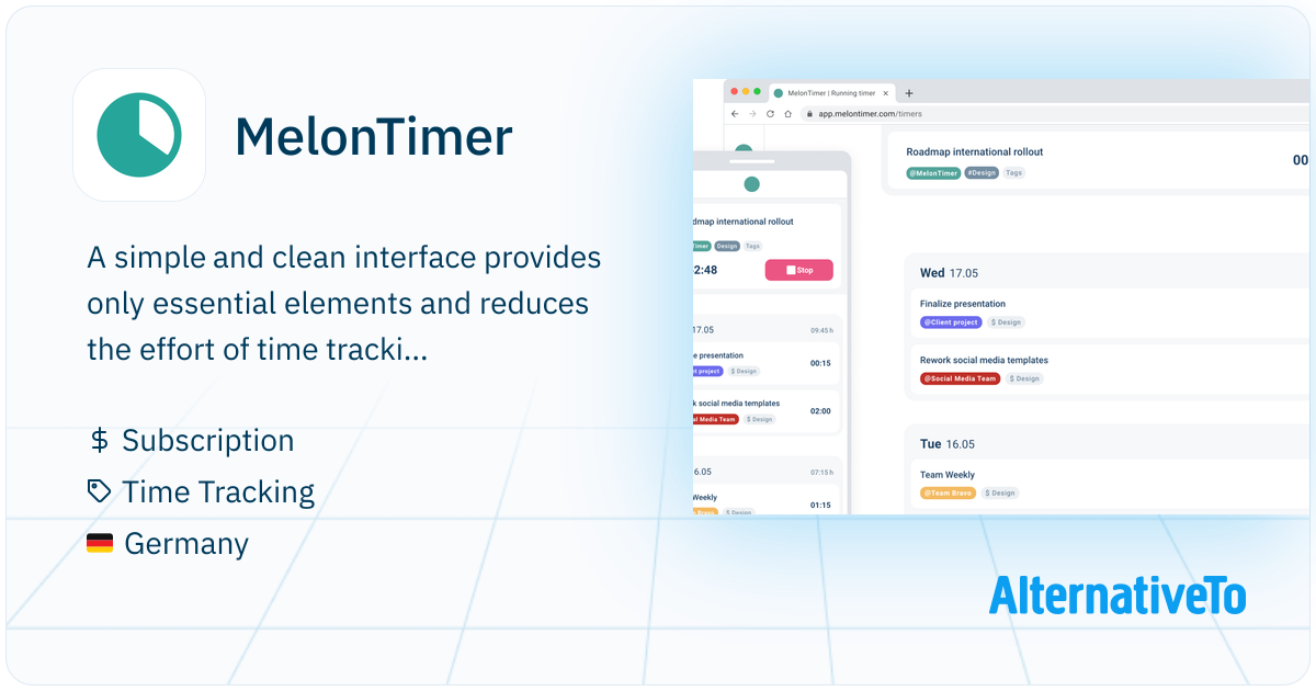 MelonTimer: Track. Analyze. Succeed: effective time tracking for ...