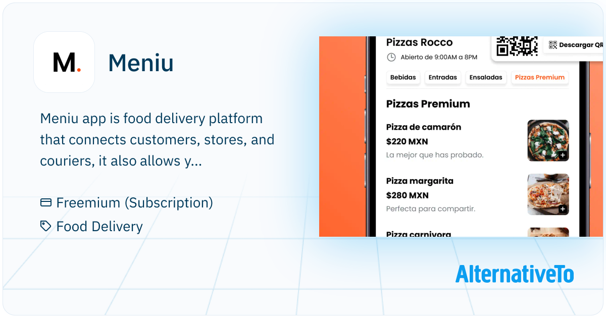 Meniu: App is food delivery platform that connects customers, stores ...