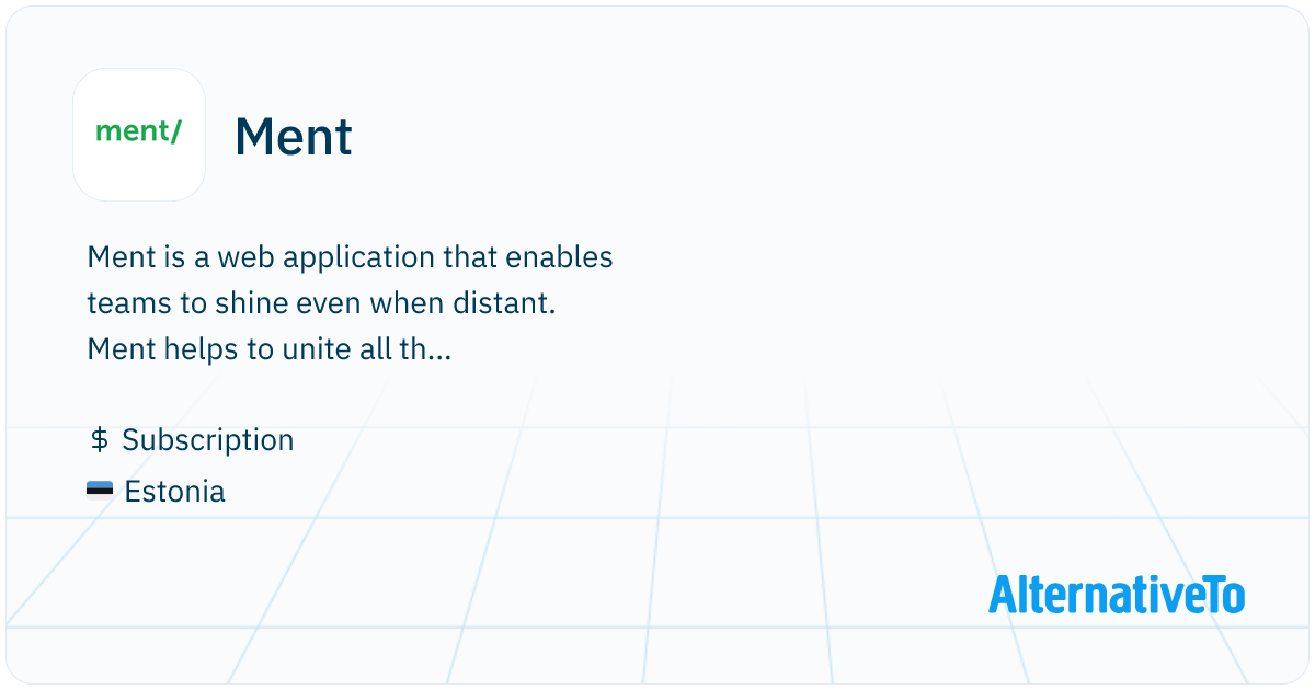 Ment: Unite all your working assets: project management software, time ...