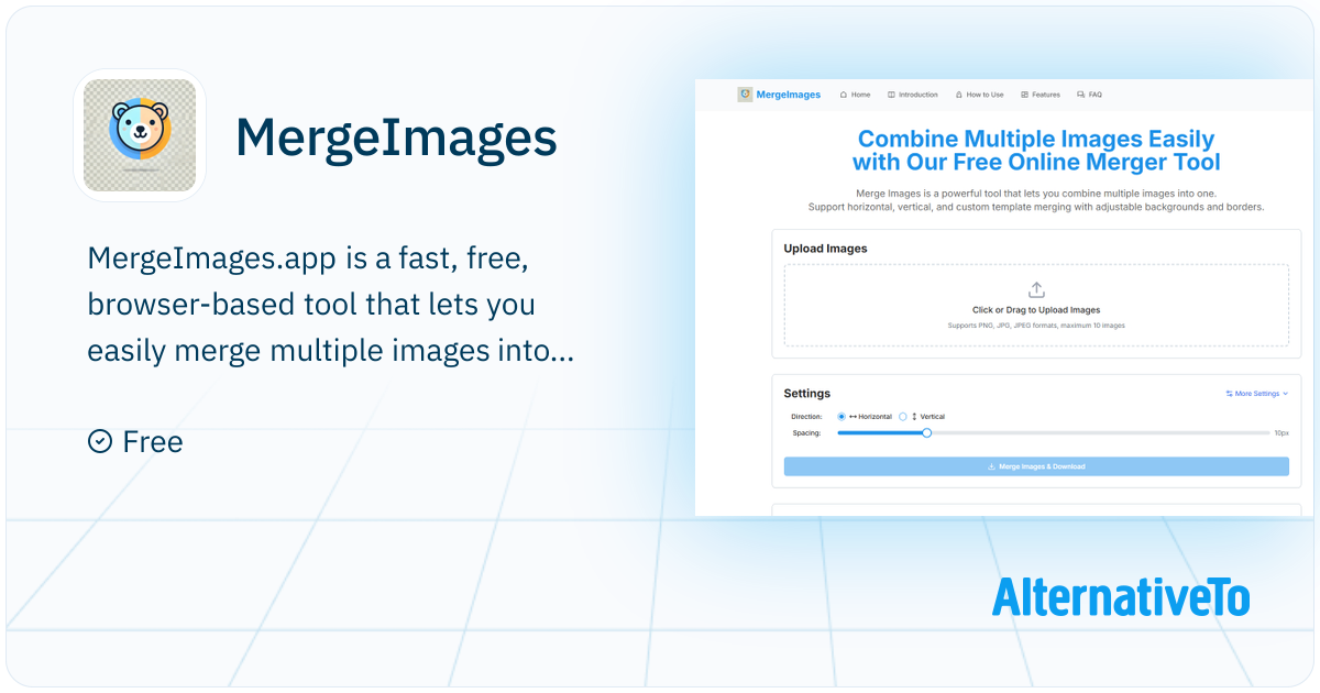 MergeImages: Merge multiple images into one with our free online tool ...