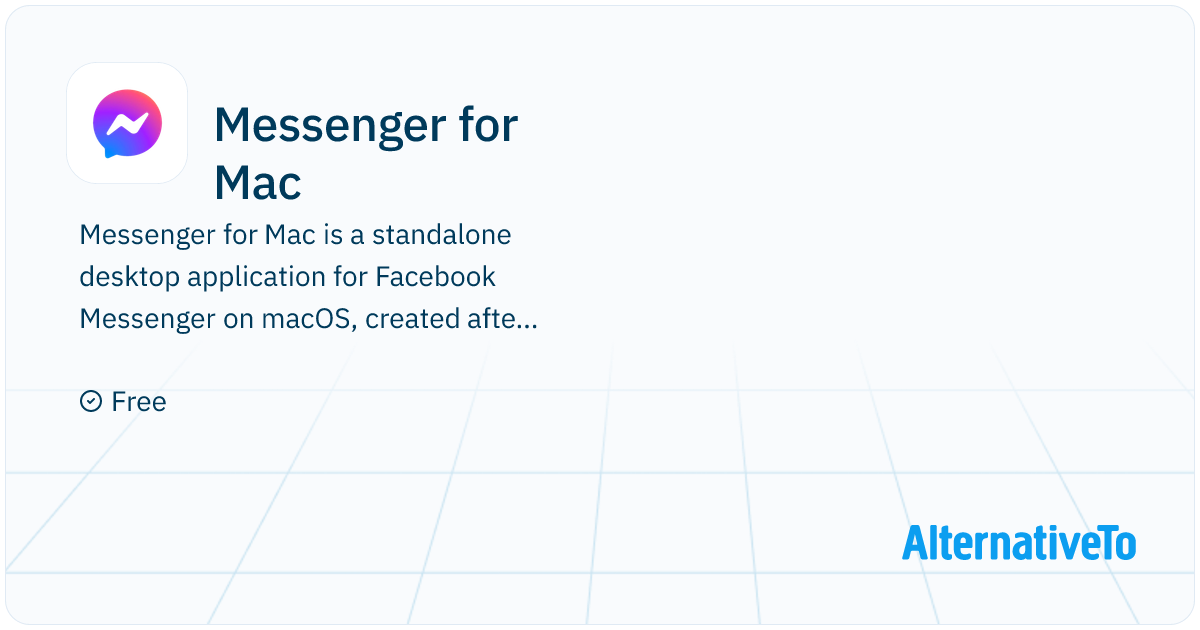 Messenger for Mac: A lightweight desktop client for Facebook Messenger ...