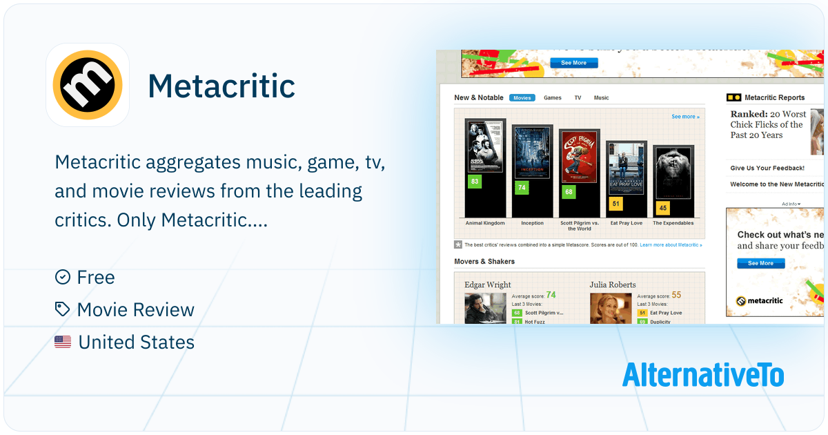 Metacritic: 's proprietary Metascore distills the opinions of the most ...