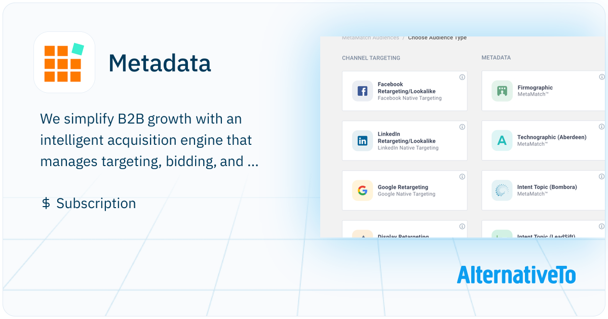 Metadata: The Future of B2B Acquisition | AlternativeTo