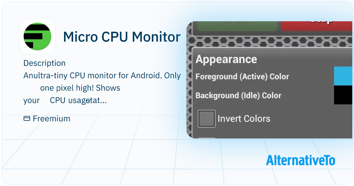 Micro CPU Monitor: Description | AlternativeTo