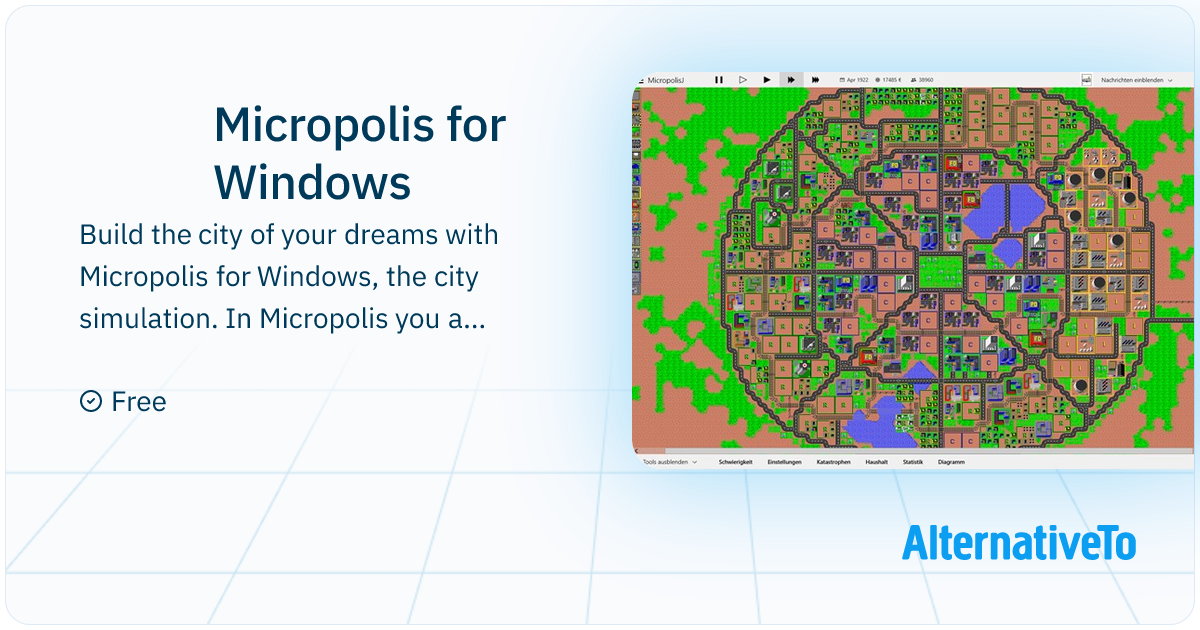 Micropolis for Windows: Build the city of your dreams with Micropolis ...