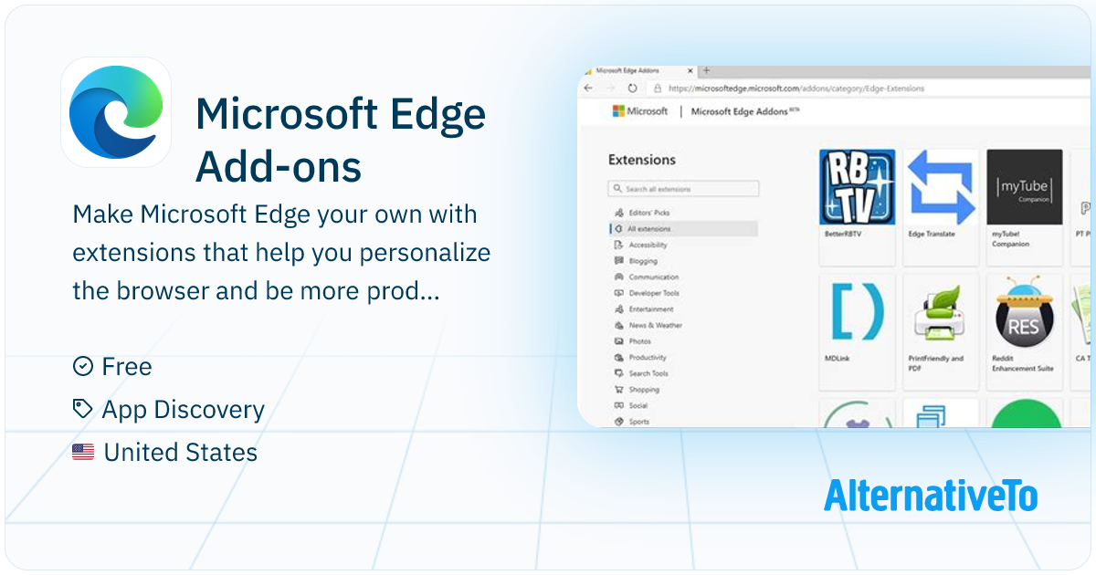 Microsoft Edge Add-ons: Discover great apps, games, extensions and ...