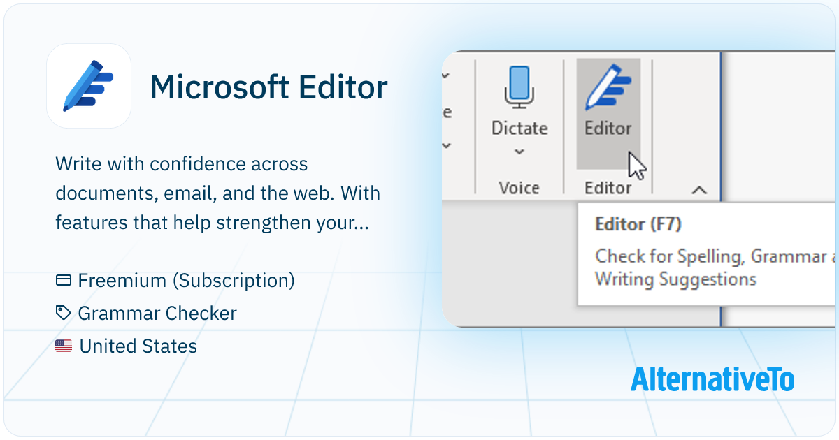 Microsoft Editor : Write more clearly and concisely, anywhere you write ...