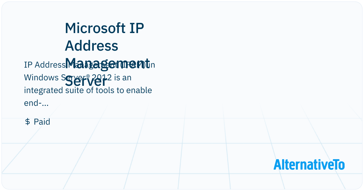 Microsoft IP Address Management Server: IP Address Management (IPAM) in ...