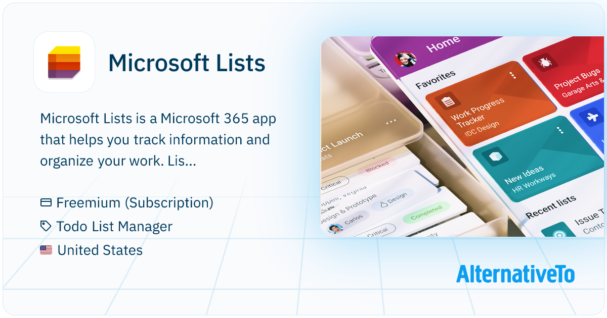 Microsoft Lists: Microsoft 365 app that helps you track information and ...