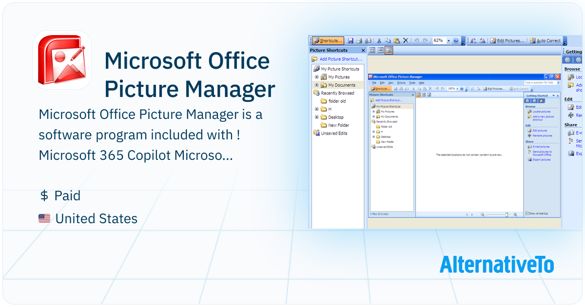Microsoft Office Picture Manager: Software | AlternativeTo