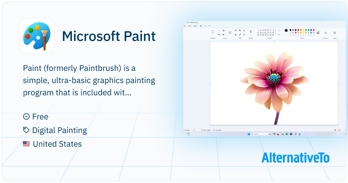 Microsoft Paint Simple Raster Editor With Layers And Ai Features