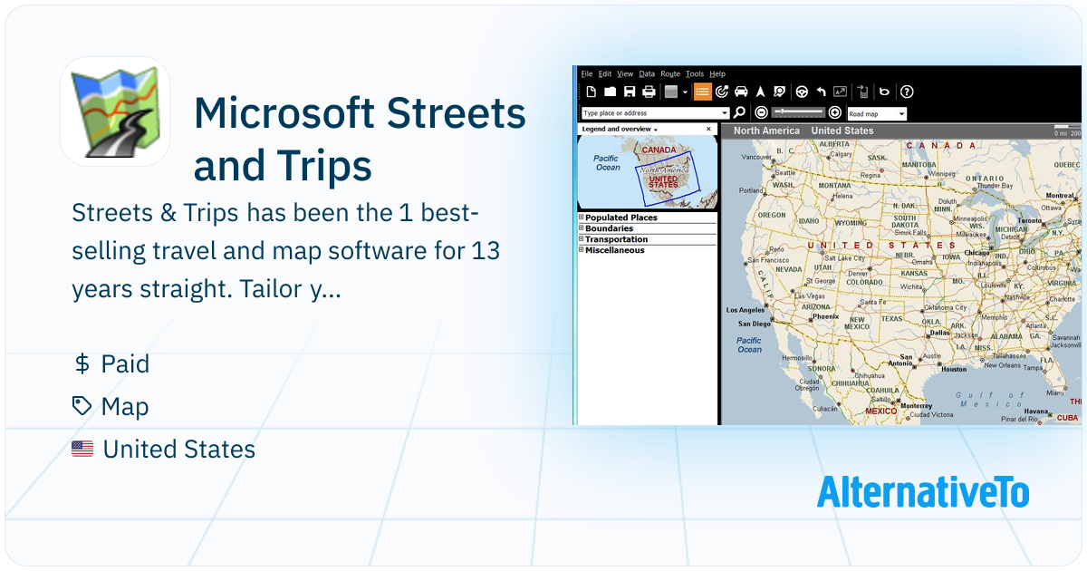 Microsoft Streets and Trips: Streets & Trips has been the #1 best ...