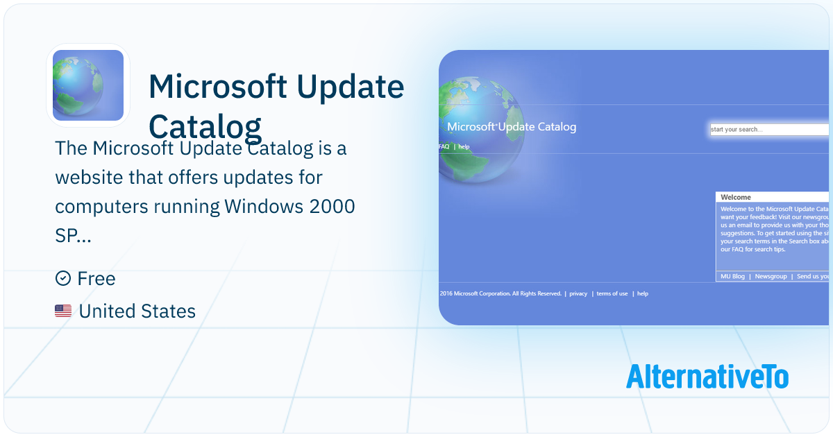 Microsoft Update Catalog: Official Microsoft Update Catalog download ...