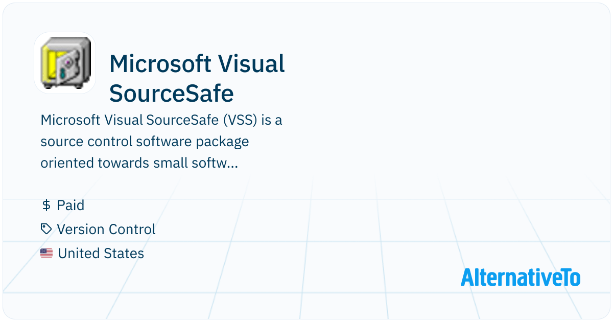 Microsoft Visual SourceSafe: (VSS) is a source | AlternativeTo