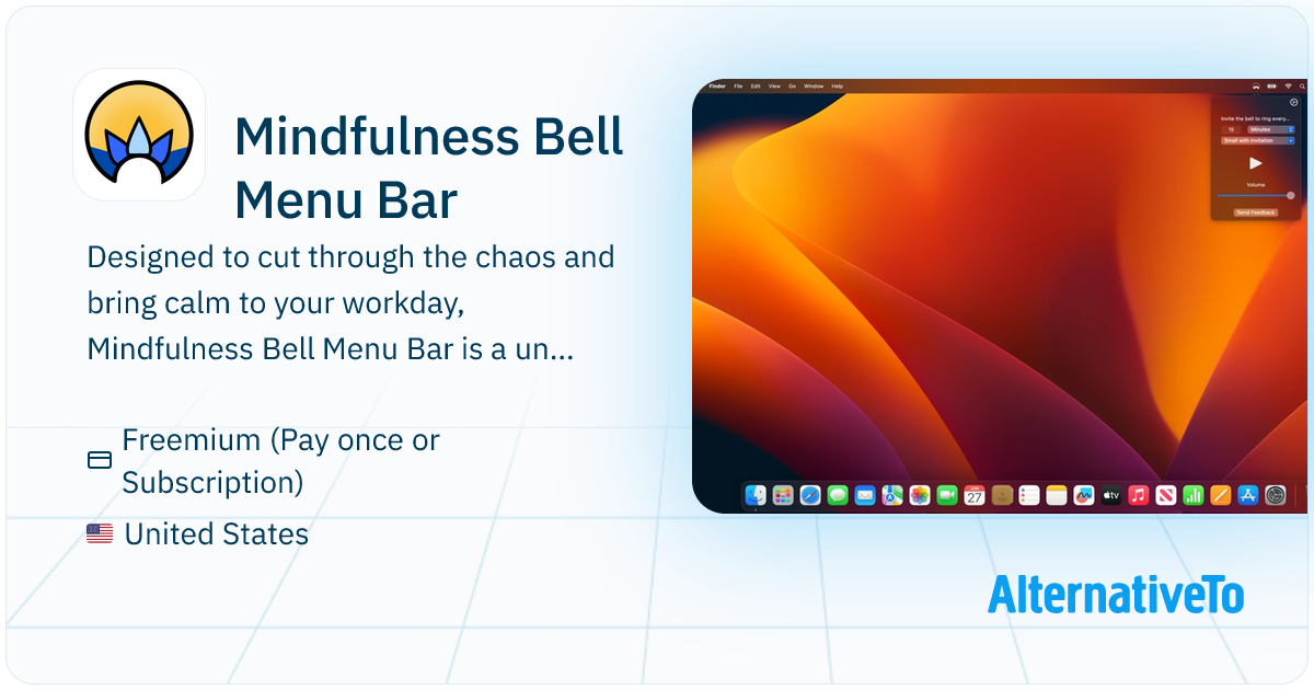 Mindfulness Bell Menu Bar: Helps you experience all the benefits of ...