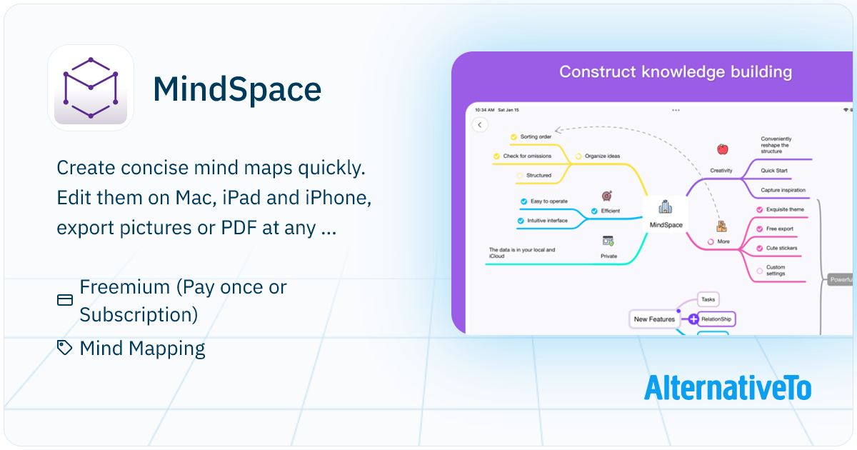 MindSpace: Mind mapping, Brainstorming | AlternativeTo