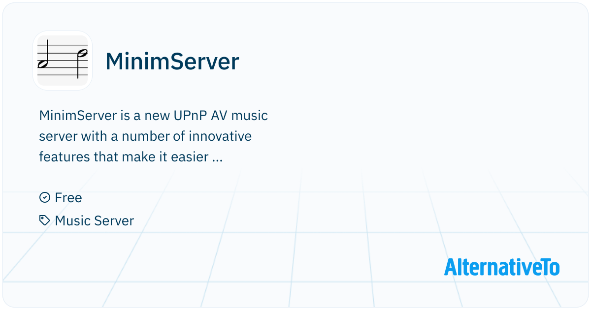 MinimServer: Music server for all devices that support upnp-dlna ...