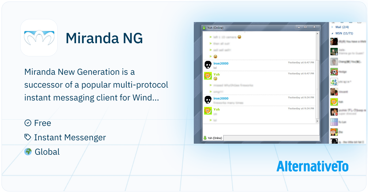 Miranda NG: Miranda New Generation is a successor of a | AlternativeTo