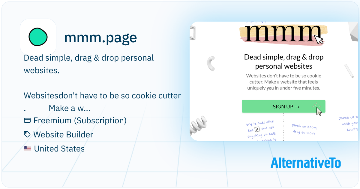 mmm.page: Easy-to-use and creative-centric web page creator that ...