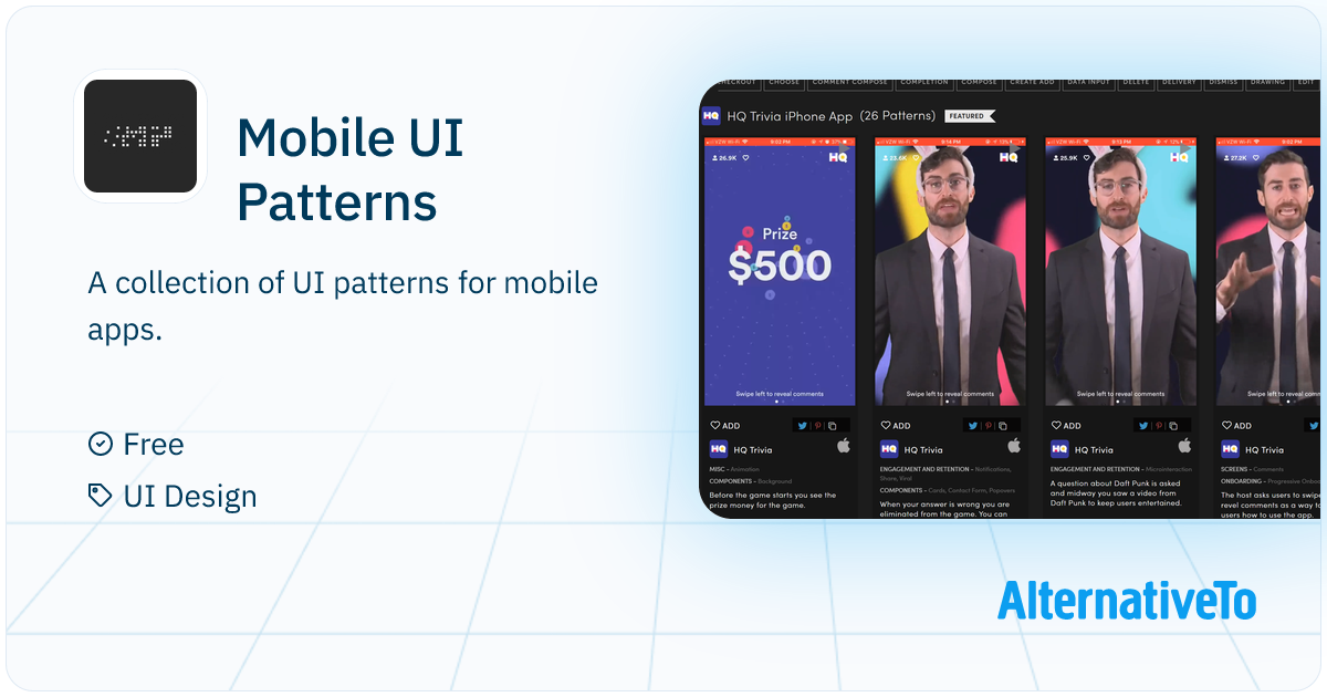 Mobile UI Patterns: A collection of UI patterns for mobile apps ...
