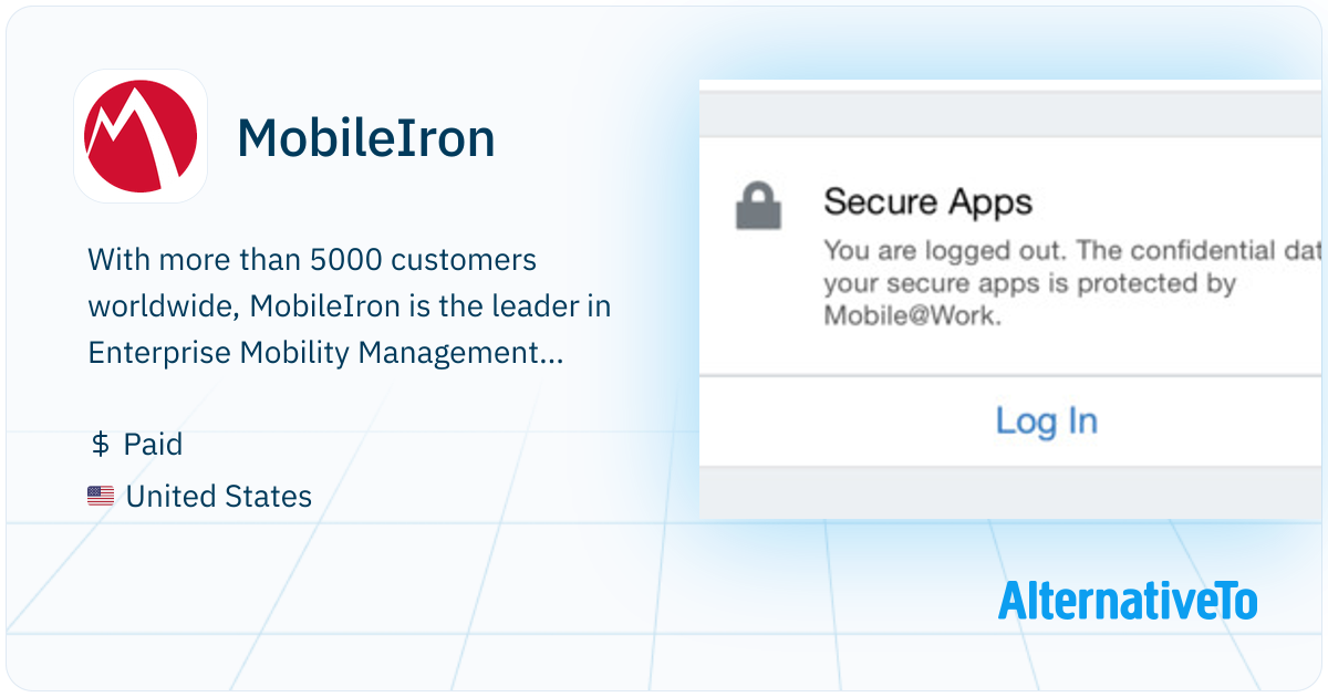MobileIron: MDM & Enterprise Mobile Solutions | AlternativeTo