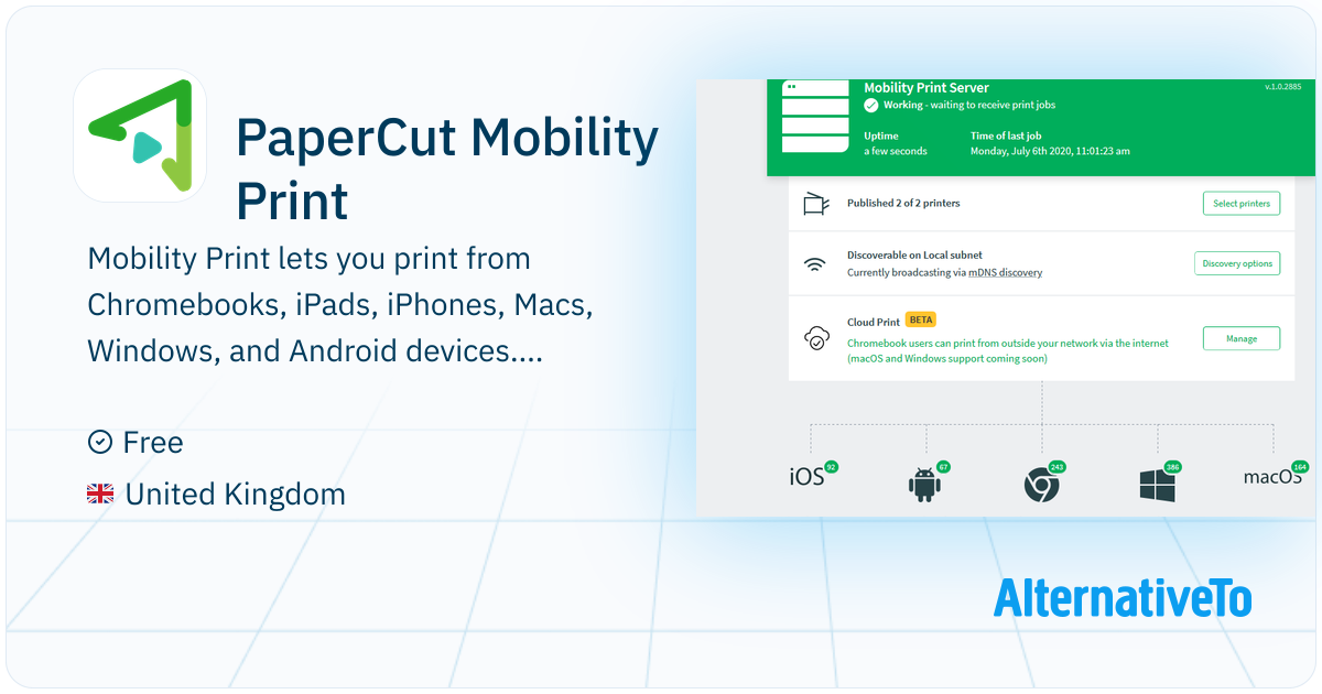 PaperCut Mobility Print: Easy, secure and free BYOD printing from ...